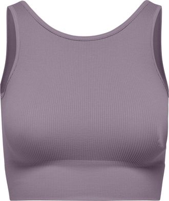 Only Damen Onpjaia Life Un Sl Seam Short Top Noos, Gray Ridge, M-L