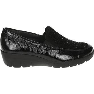 Semler Schwarze Slip-Ons mit herausnehmbarer Innensohle - - Shoes - Damen - Schwarzk - 37 EU