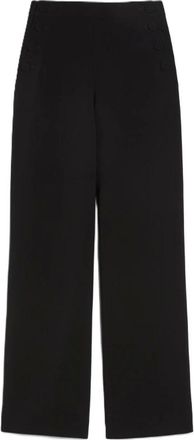 Max Mara Damen, Hosen, Schwarzk, MGr&ouml;&szlig;e