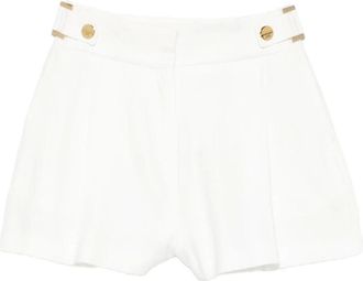 Elisabetta Franchi Femme, Shorts, Blanc, Taille: 42 FR Short Shorts