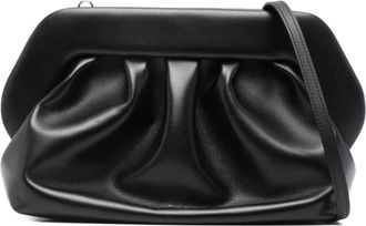 Themoir&egrave; Femme, Sacs, Noir, Taille: ONE Size Ruched Clutch