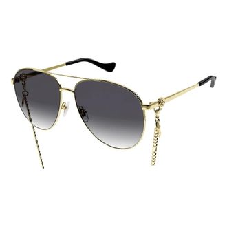Gucci Sonnenbrille - - Accessories - Damen - Gelb - 61 MM