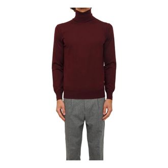 Paolo Pecora Maglia Lupetto - - Knitwear - Herren - Rot - 3XL