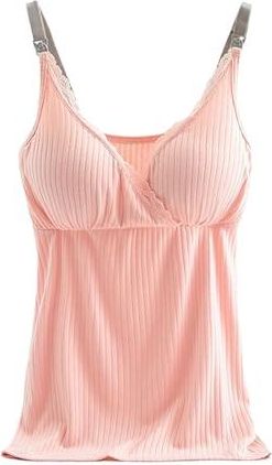 Generic 2026 Soutien-gorge pour femme - Robe dallaitement - Chemise de nuit de maternit&eacute; - V&ecirc;tement de nuit confortable pour lallaitement - V&ecirc;tement de d&eacute;tent