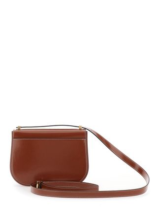Ferragamo Womens Crossbody Bag Brown Leather Calf Shoulder