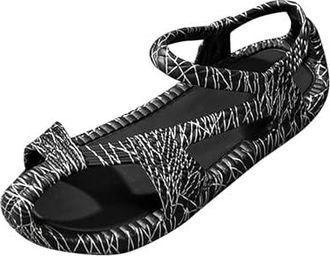 Generic Sandales plates pour homme - Sandales de sport - Chaussures dété - Chaussures de plage respirantes - Chaussures de randonnée - Sandales de trekking - 