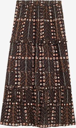 Isabel Marant Jupe Diya - Femme - Noir D&eacute;lav&eacute; - Taille 34 - Marant &Eacute;toile