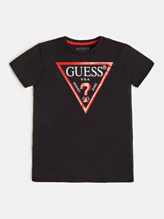 Guess T-Shirt L73I55 K8HM0 Schwarz Regular Fit