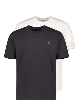 Marc O'Polo Herren T-Shirts schwarz Baumwolle