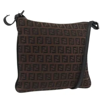 Fendi Sac bandouli&egrave;re Pre-owned Vintage en toile Zucchino - Femme - Pre-owned - Brun - Taille: ONE Size