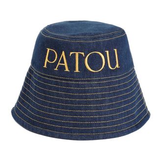 Patou unisex, Accessoires, Bleu, Taille: L Denim Bucket Hat