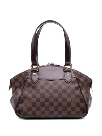 Louis Vuitton sac à main Damier Ébène Verona PM (2010) - Marron