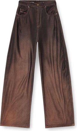 Diesel Straight Leg Jeans - Schwarz