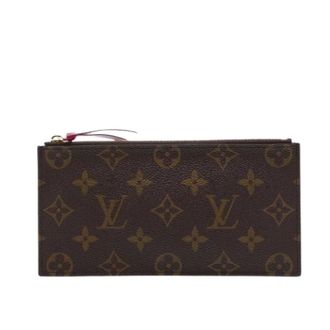 Louis Vuitton Portefeuille pr&eacute;-poss&eacute;d&eacute; en toile Monogram - Femme - Pre-owned - Brun - Taille: ONE Size