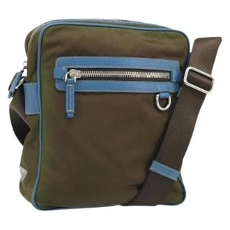 Prada Sac bandouli&egrave;re vintage en nylon Pre-owned - Femme - Pre-owned - Vert - Taille: ONE Size