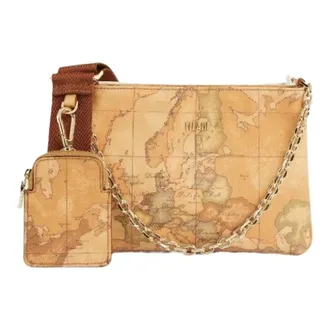 Alviero Martini 1A Classe Femme, Sacs, Beige, Taille: ONE Size Tracollina Doppia