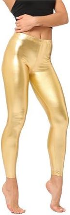 Generic Legging en cuir synth&eacute;tique mat pour femme - Legging de sport tendance sexy en cuir - Collants pour femme - Pour le yoga, le fitness, lext&eacute;rieur, les 