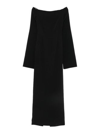 Solace London Maxi Robe - Noir