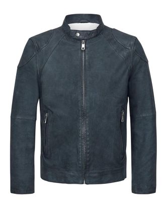 Milestone Lederjacke MSNevio aus weichem Lammnubukleder in