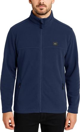Lee Cooper Workwear Herren Full Zip Thermo Fleece Anti-Pilling Pullover Arbeitsjumper, Marine, 3XL