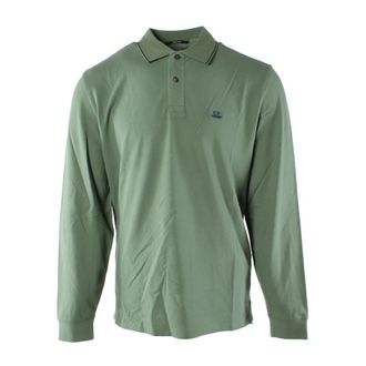 C.P. Company Stretch Piquet Polo - - Tops - Herren - Gr&uuml;n - S