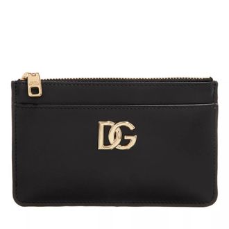 Dolce & Gabbana Portemonnaie - Zip Card Holder - Gr. unisize - in Schwarz - f&uuml;r Damen