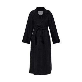 Max Mara Damen, M&auml;ntel, Schwarzk, SGr&ouml;&szlig;e