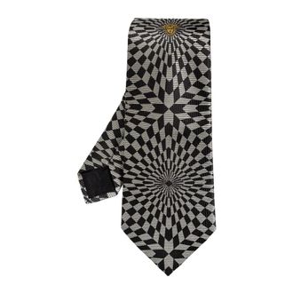 Versace Seidenkrawatte mit Medusa-Kopf - - Accessories - Herren - Schwarzk - ONE SIZE
