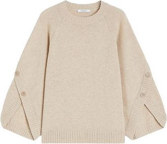 Max Mara Rundhalspullover - Beige