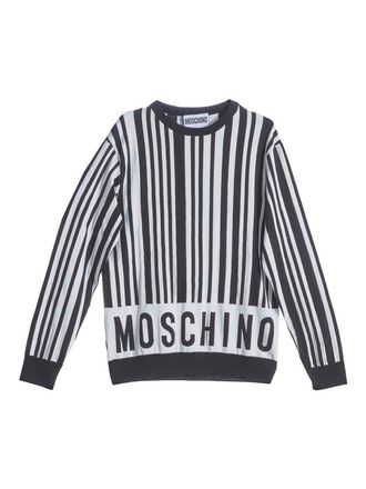 Moschino Pull Col Rond - Blanc