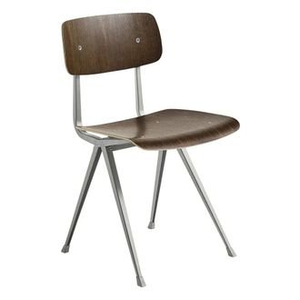 HAY Chaise Result en ch&ecirc;ne fum&eacute; - R&eacute;edition Friso Kramer & Wim Rietveld Hay