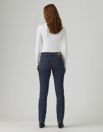 Levi's 314 - Figurformende Straight Jeans in Dunkelblau