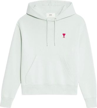 Ami unisex, Sweatshirts et sweats &agrave; capuche, Vert, Taille: L De Coeur Embroidered Sweat &agrave; capuche