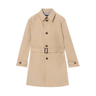 Brooks Brothers Homme, Manteaux, Beige, Taille: 2XL Imperméable en Gabardine Trench