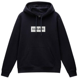Napapijri Kapuzenpullover f&uuml;r Herren, Baumwolle, lose Passform (Schwarz)