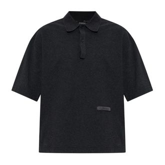 Jacquemus Ruban Baumwoll-Polohemd - - Tops - Herren - Grau - 2XL