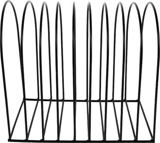 Cabilock Kompakter Metall-Schreibtisch-Organizer f&uuml;r B&uuml;cher und Akten Stabiles Kratzfestes Tischregal mit Professionellem Design f&uuml;r Kleine Arbeitspl&auml;tze im B&uuml;