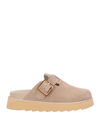Colors Of California PLATFORM SABOT IN LEATHER
