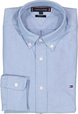Tommy Hilfiger Herren Hemd blau meliert