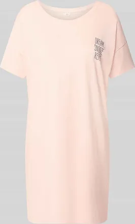 s.Oliver Red Label Comfort Fit Pyjama aus Baumwoll-Viskose-Mix Modell Perfect Nights Nachthemd