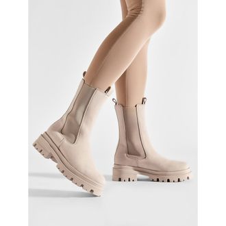 Tamaris Klassische Stiefeletten Tamaris 1-25498-29 Beige