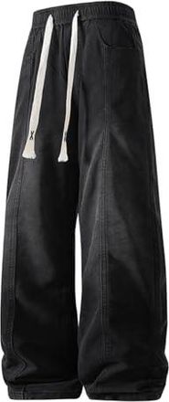 Generic Survetement en Molleton Homme Chino Bleu Jogpant Coton Convertible Extensible Tendance Style 4XL D&eacute;cal&eacute; Thermolactyl Am&eacute;ricain Dor&eacute; Vetement Crossfit 