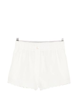 Forte_Forte Short Lino Chic Avec Ricamo Cappe