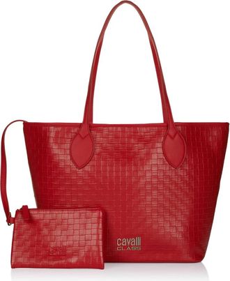 Cavalli Zeitlose Damen Tasche f&uuml;r den Alltag - - Bags - Damen - Rot - ONE SIZE