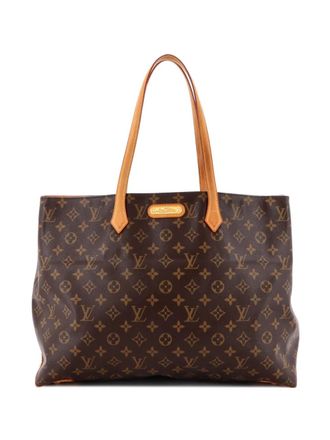 Louis Vuitton Wilshire Handbag Monogram Canvas GM tote bag - Marron