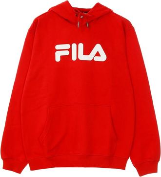 Fila Rote Hoodie mit K&auml;ngurutasche - - Sweatshirts & Hoodies - Herren - Rot - M