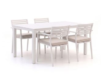 Bellagio la vita attrattiva Bellagio Rumo/Menzano 160cm dining tuinset 5-delig stapelbaar