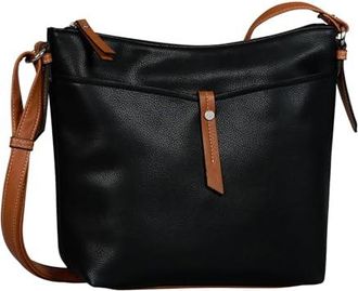 Tom Tailor Tom Tailor Acc Novara, Sacs bandoulière femme, Noir (Schwarz), 28x25x8.5 cm (W x H L)