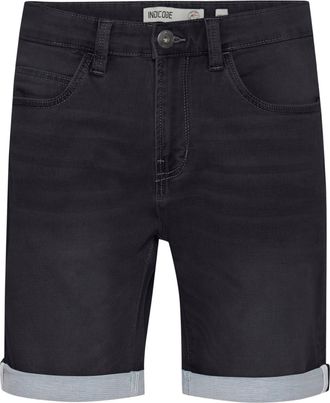 Indicode IDGodolf Herren Jeans Shorts Kurze Denim Hose mit Stretch Regular Fit, Gr&ouml;&szlig;e:XL, Farbe:Vintage Black (992)