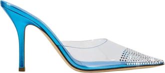 PARIS TEXAS Femme, Chaussures, Bleu, Taille: 38 EU Hollywood Mule